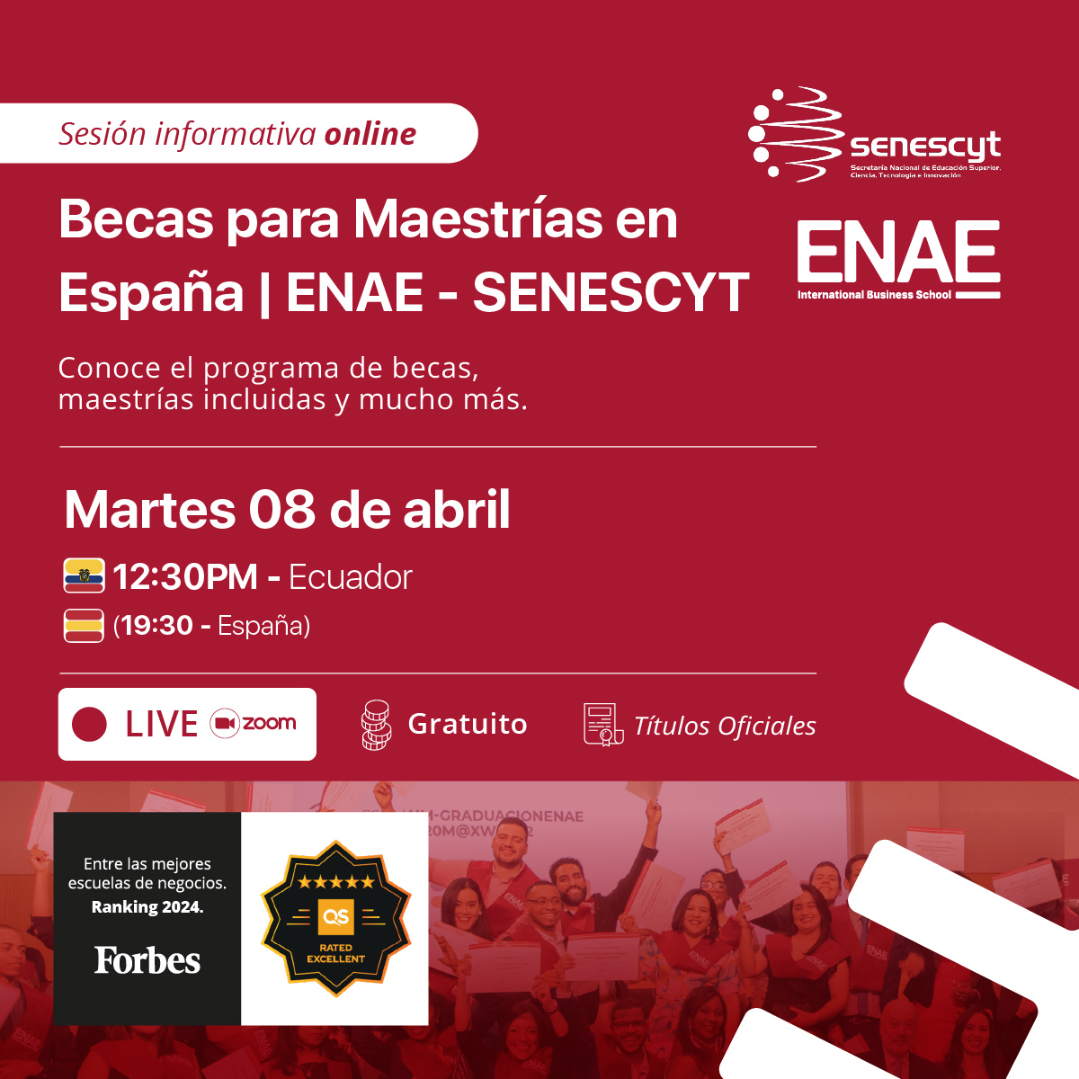 Sesión Informativa Online: Ecuador | ENAE Business School